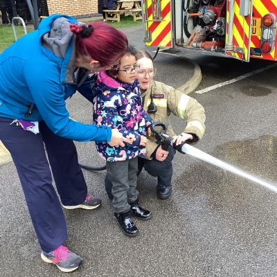 Purple Oaks Academy - Fire Engine Visit for EYFS!
